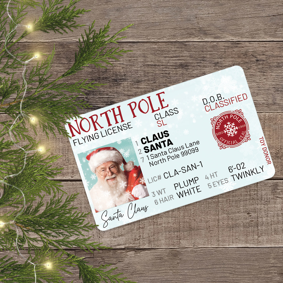 Santa License – Scenic Route Design Co.