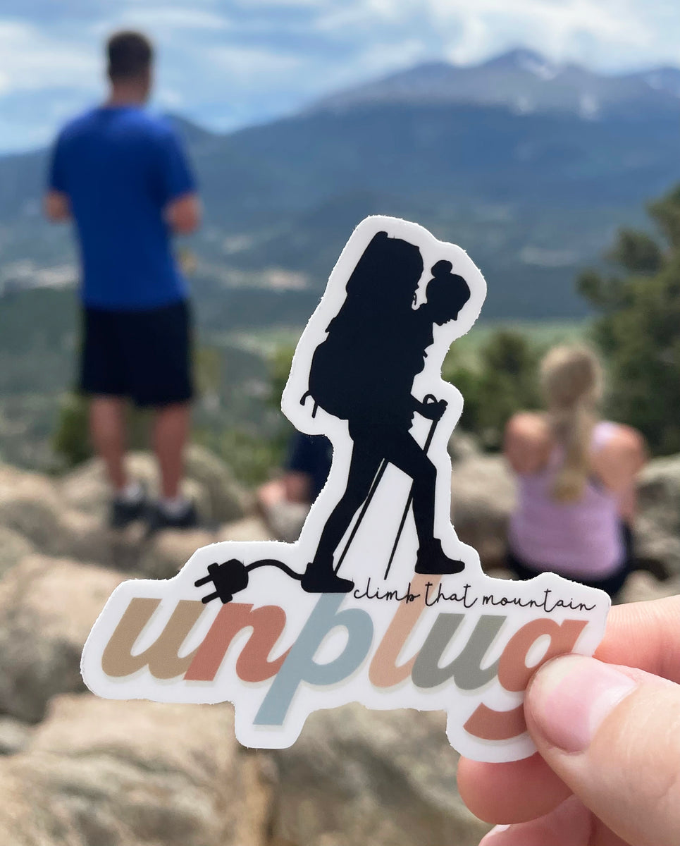 Unplug Sticker – Scenic Route Design Co.