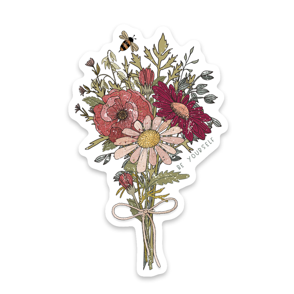 Daisy Bunch Sticker – Scenic Route Design Co.