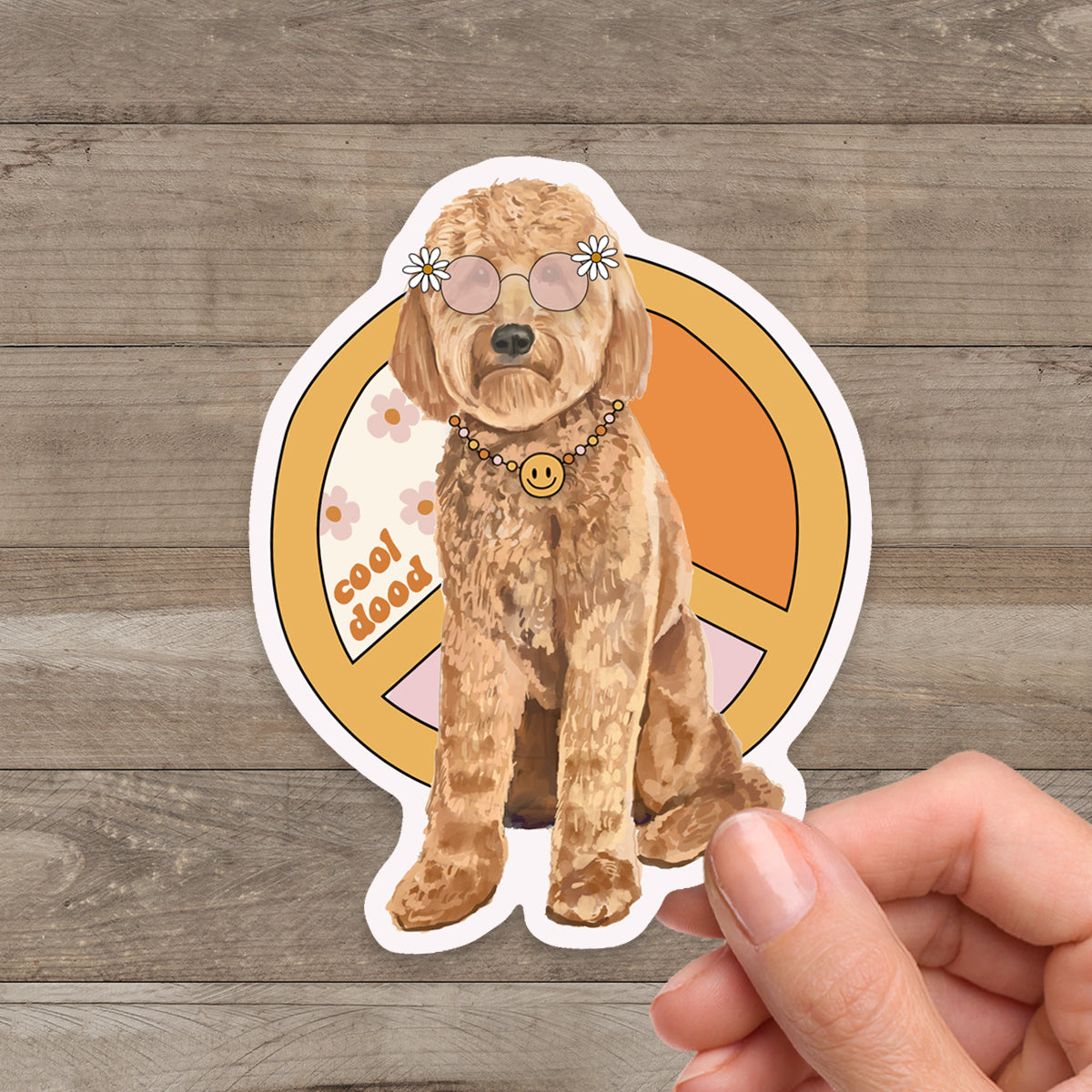 Goldendoodle Sticker – Scenic Route Design Co.