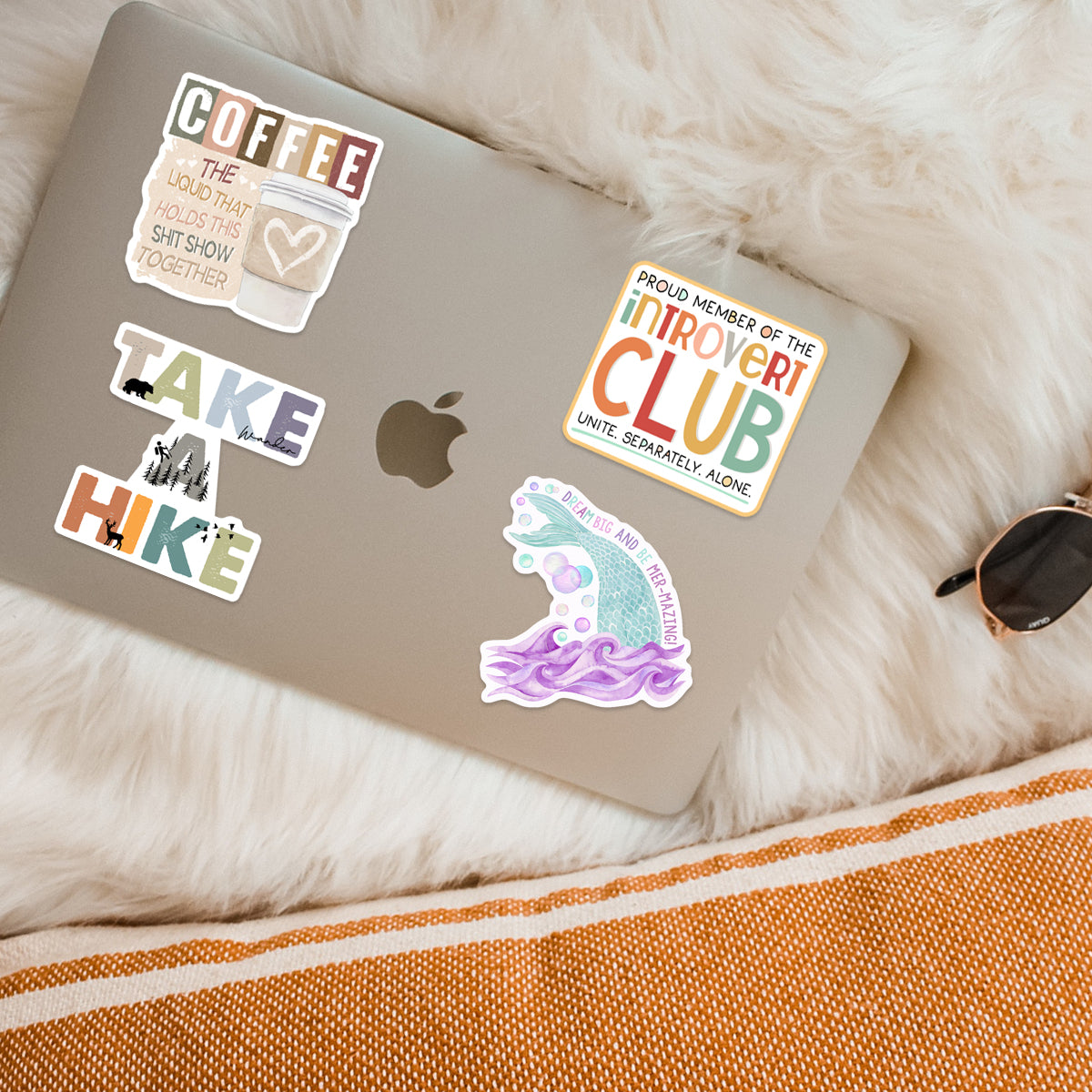 Proud Member of the Introvert Club Sticker – Scenic Route Design Co.