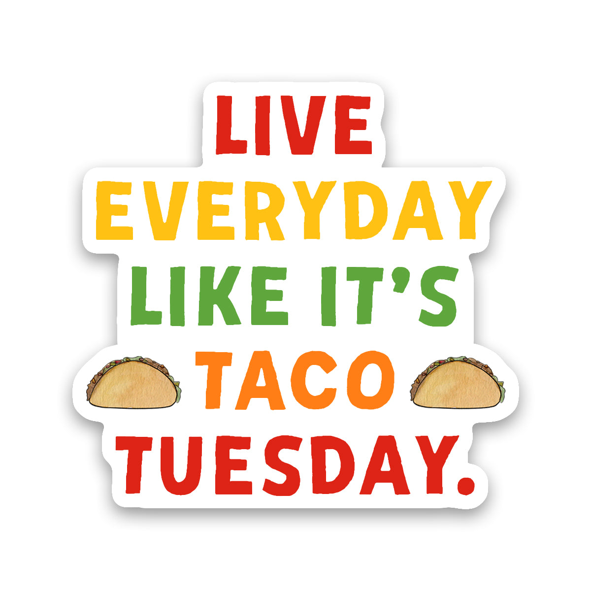 Taco Tuesday Sticker – Scenic Route Design Co.