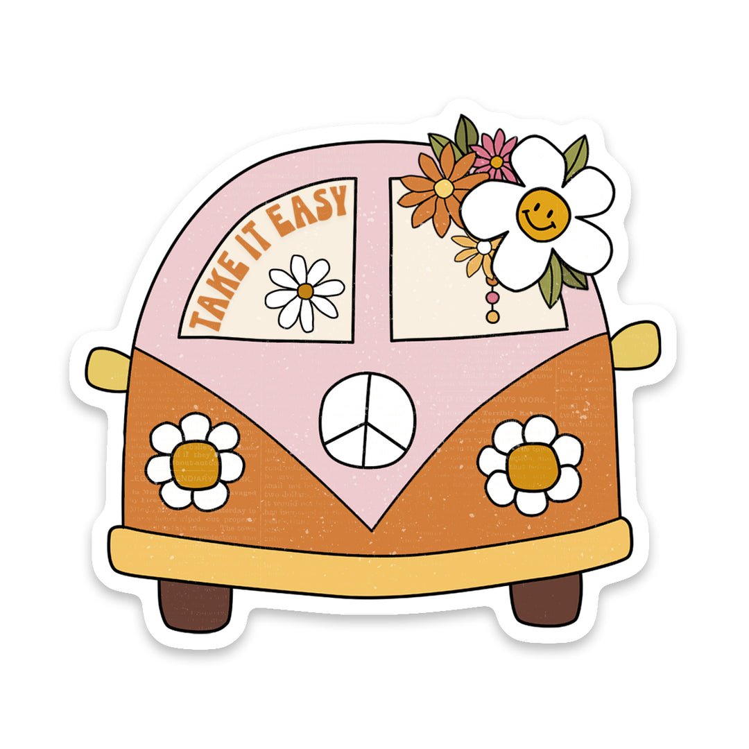 Take It Easy Van Sticker – Scenic Route Design Co.